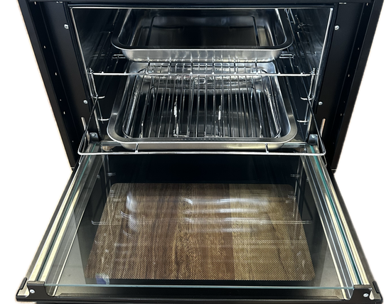 Full Oven with Grill & Cooktop (Gas/Electric, Black Glass) – Hawk ...